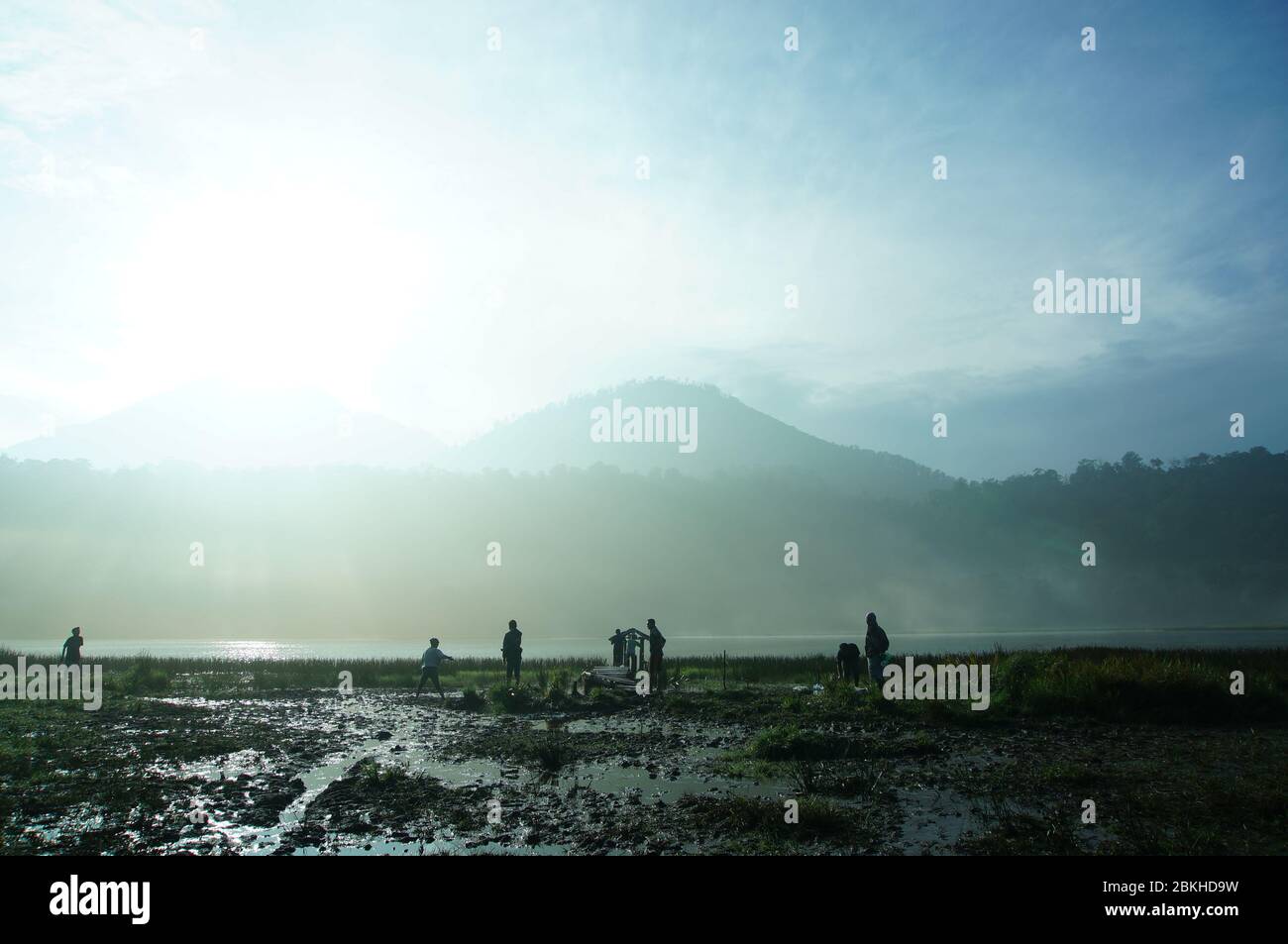 Lake Taman Hidup on the slopes of Mount Argopuro has natural beauty ...