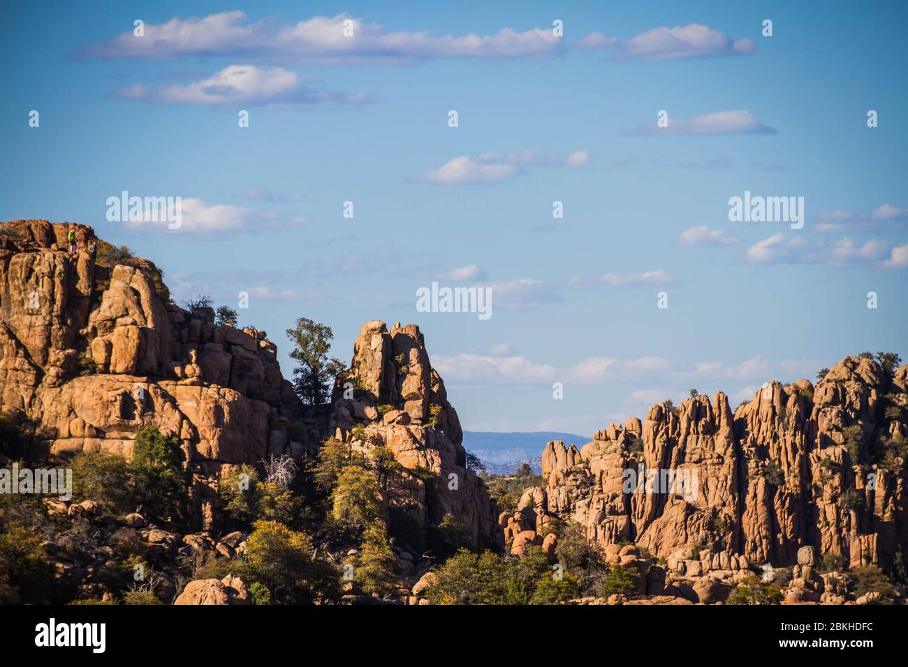 The rugged Granite Dells geologic feature in Prescott Arizona. This ...