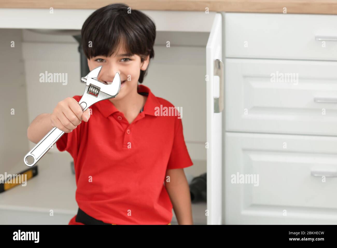 My child plumb hi-res stock photography and images - Alamy