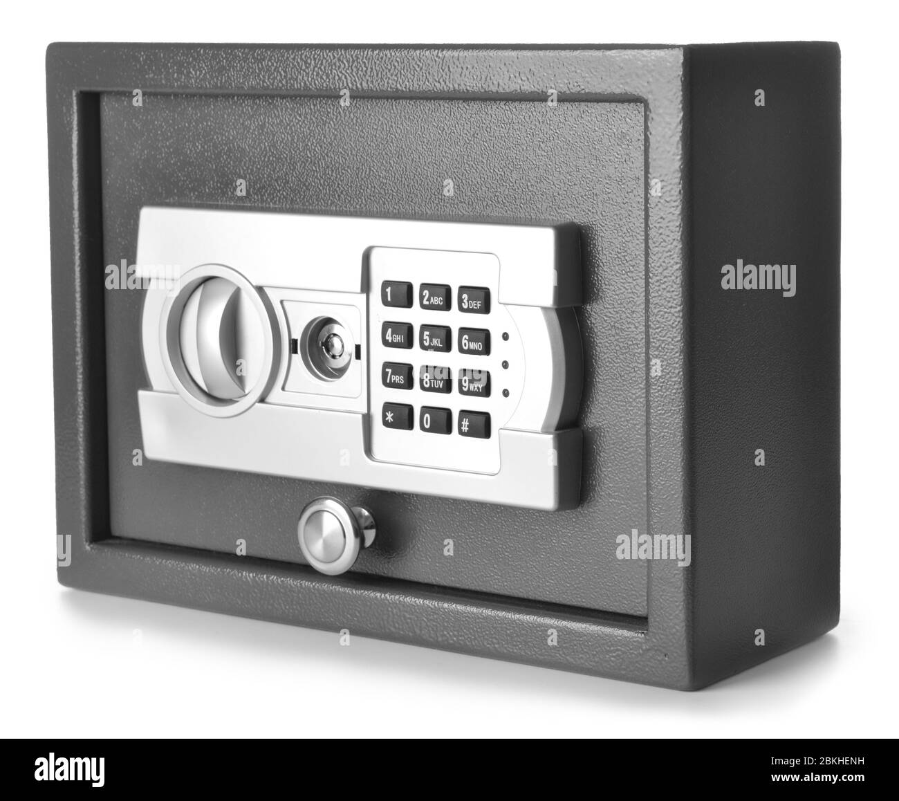 Modern safe on white background Stock Photo - Alamy