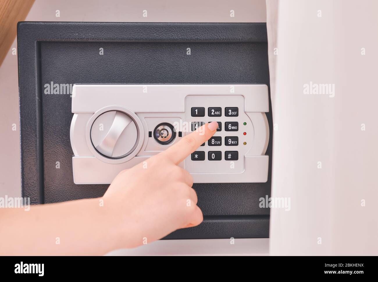 Opening locker hand hi-res stock photography and images - Alamy