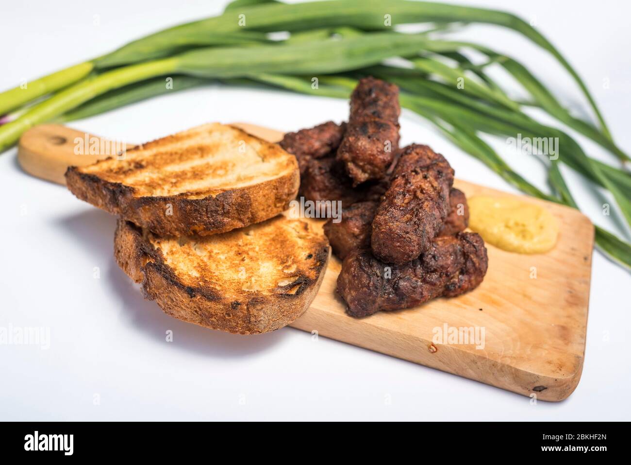 Mici cu bere traditional Romanian dish for celebrations the 1st of May ...