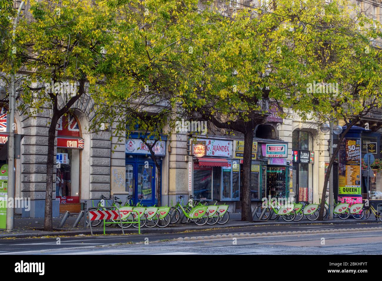 Downtown Budapest (Pest)- Tree-lined boulevard, Budapest, Central ...
