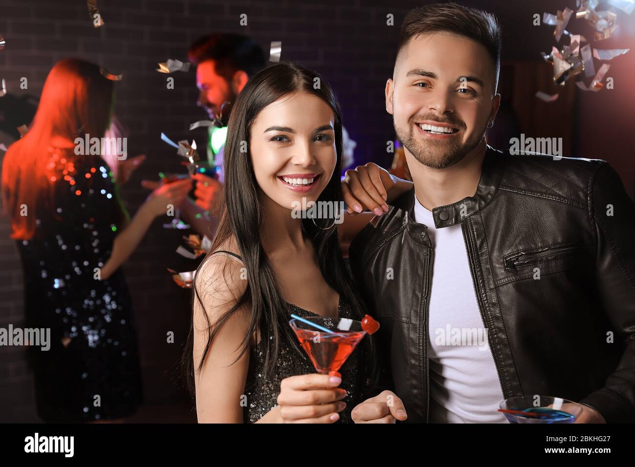 Guy girl nightclub hi-res stock photography and images - Alamy