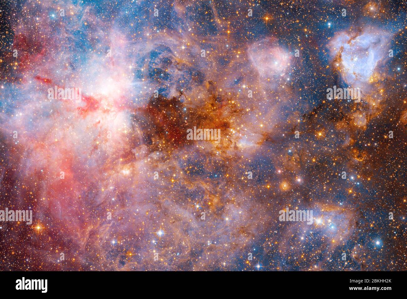 Beauty of endless cosmos. Science fiction art. Elements of this image ...