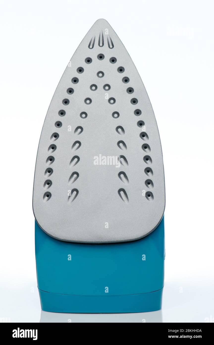 Standing iron back view isolated on white studio background Stock Photo ...