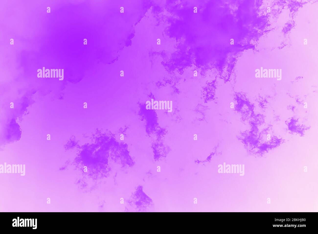 Beautiful violet sky background with clouds. Toned photo Stock Photo ...