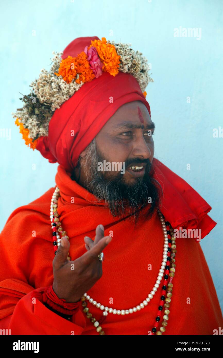 Swami hindu baba rishikesh india hi-res stock photography and images ...