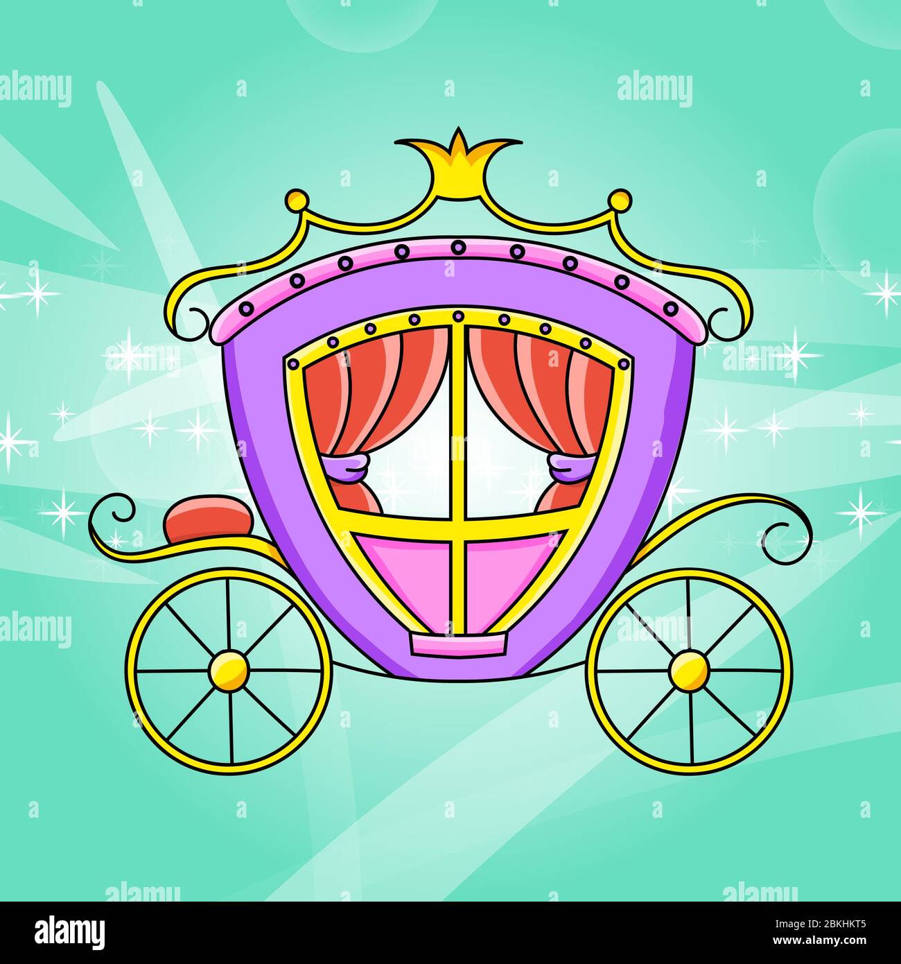 Princess Carriage Template