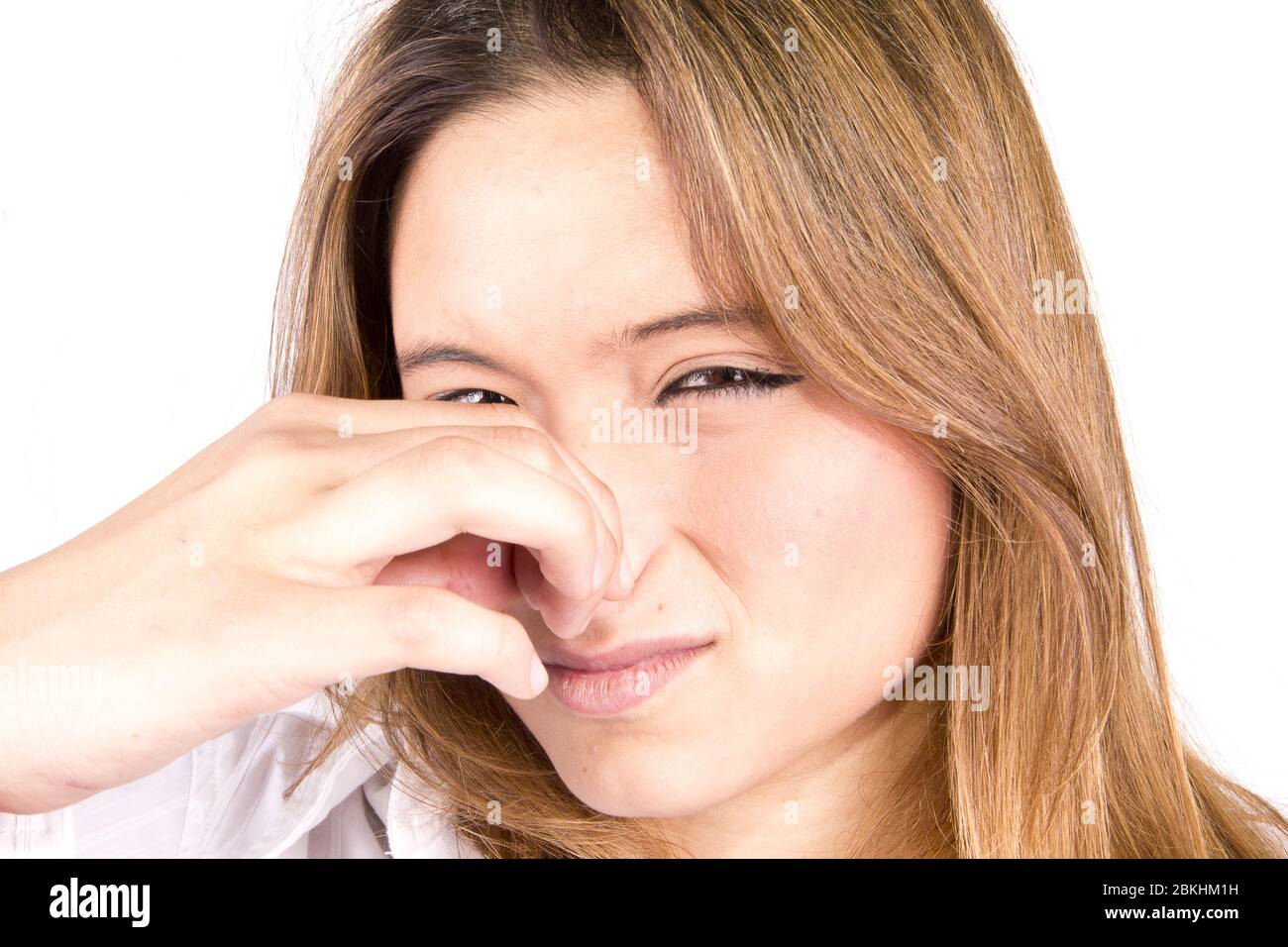 Portrait beautiful teen girl disgusting hi-res stock photography and ...