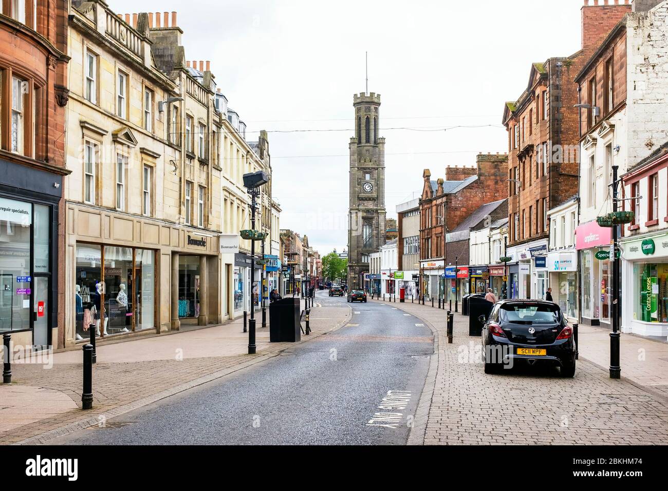 High Street Ayr Scotland Stock Photos & High Street Ayr Scotland Stock ...