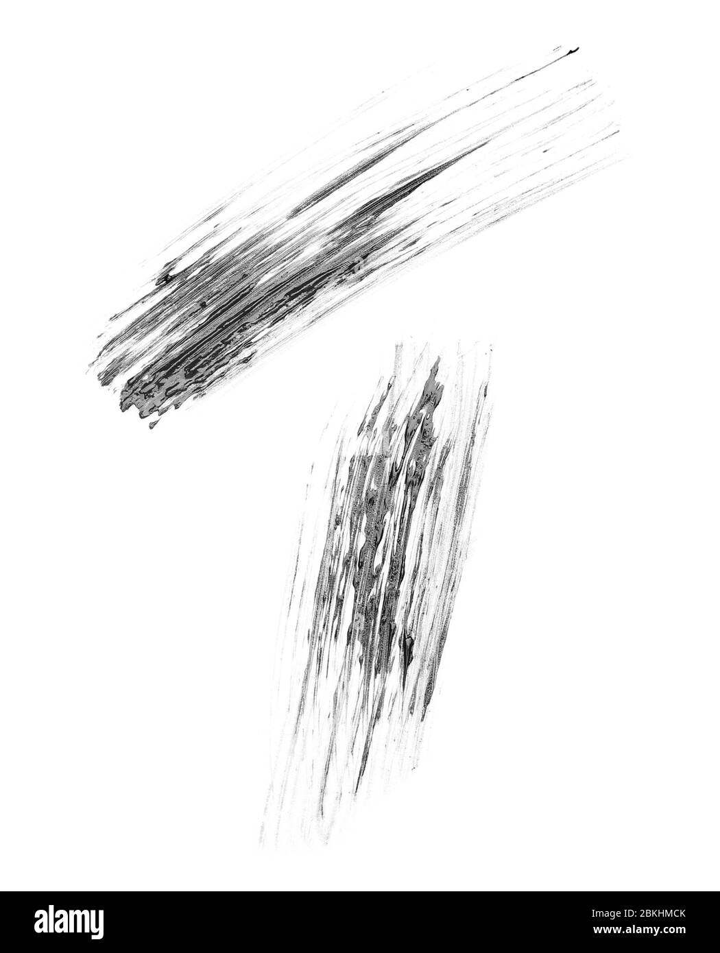 Sample of mascara on white background Stock Photo - Alamy