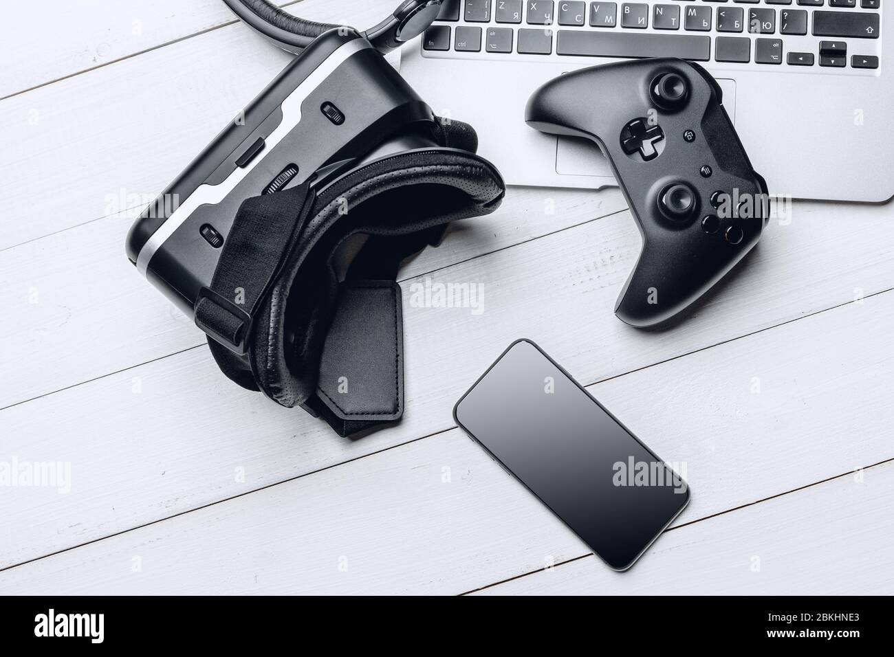 Top view gaming gear hi-res stock photography and images - Alamy