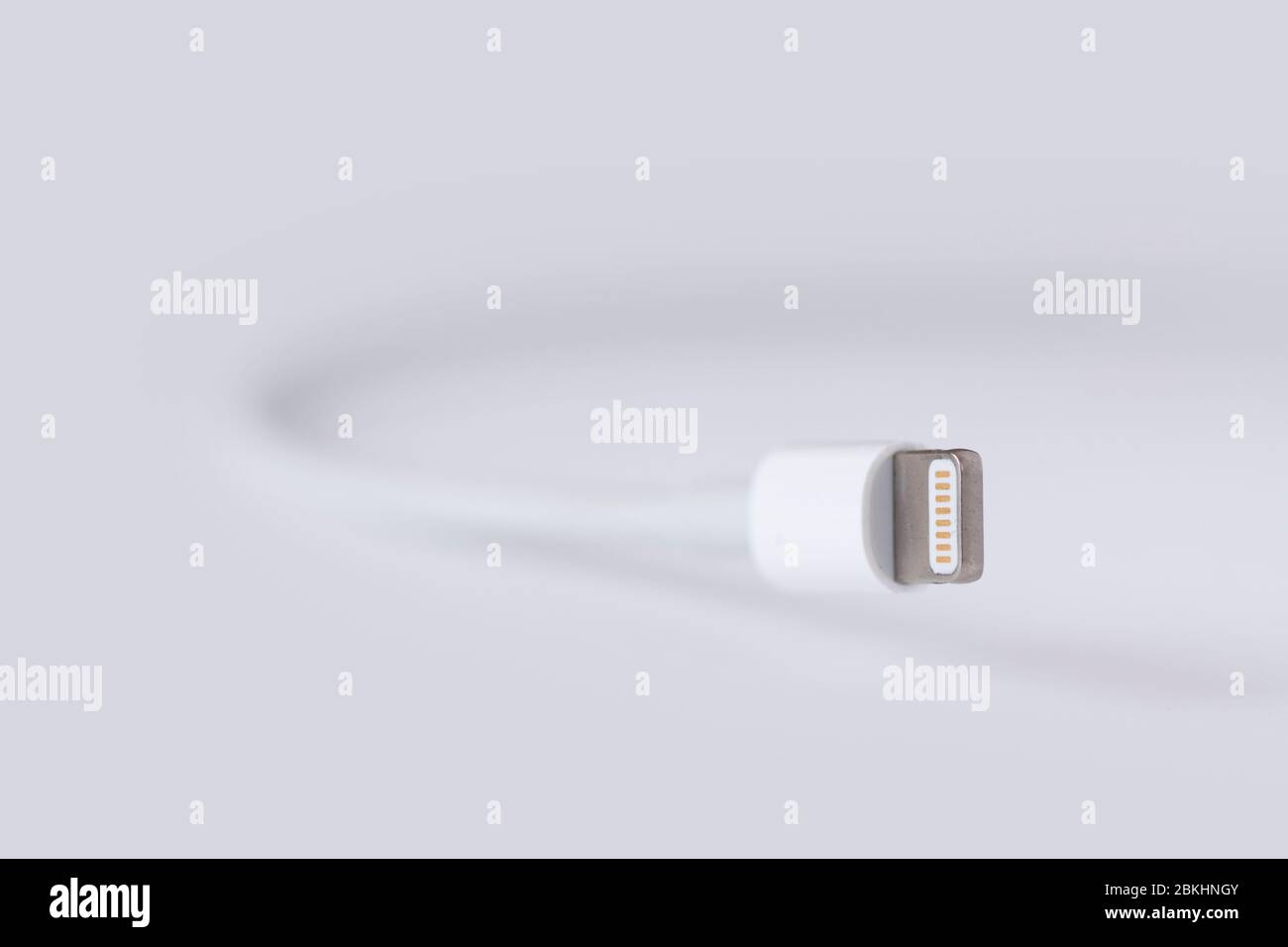 Lightning connector - a small connector for Apple's mobile devices on ...