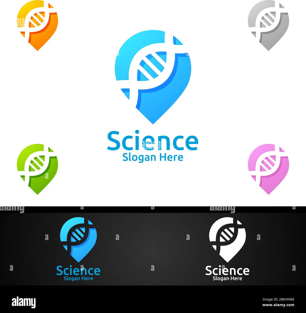 Pin Locator Science and Research Lab Logo for Microbiology ...