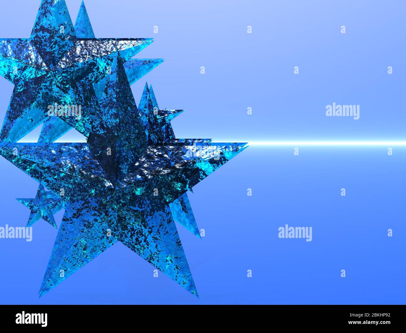 Stars 3D illustration Stock Photo - Alamy