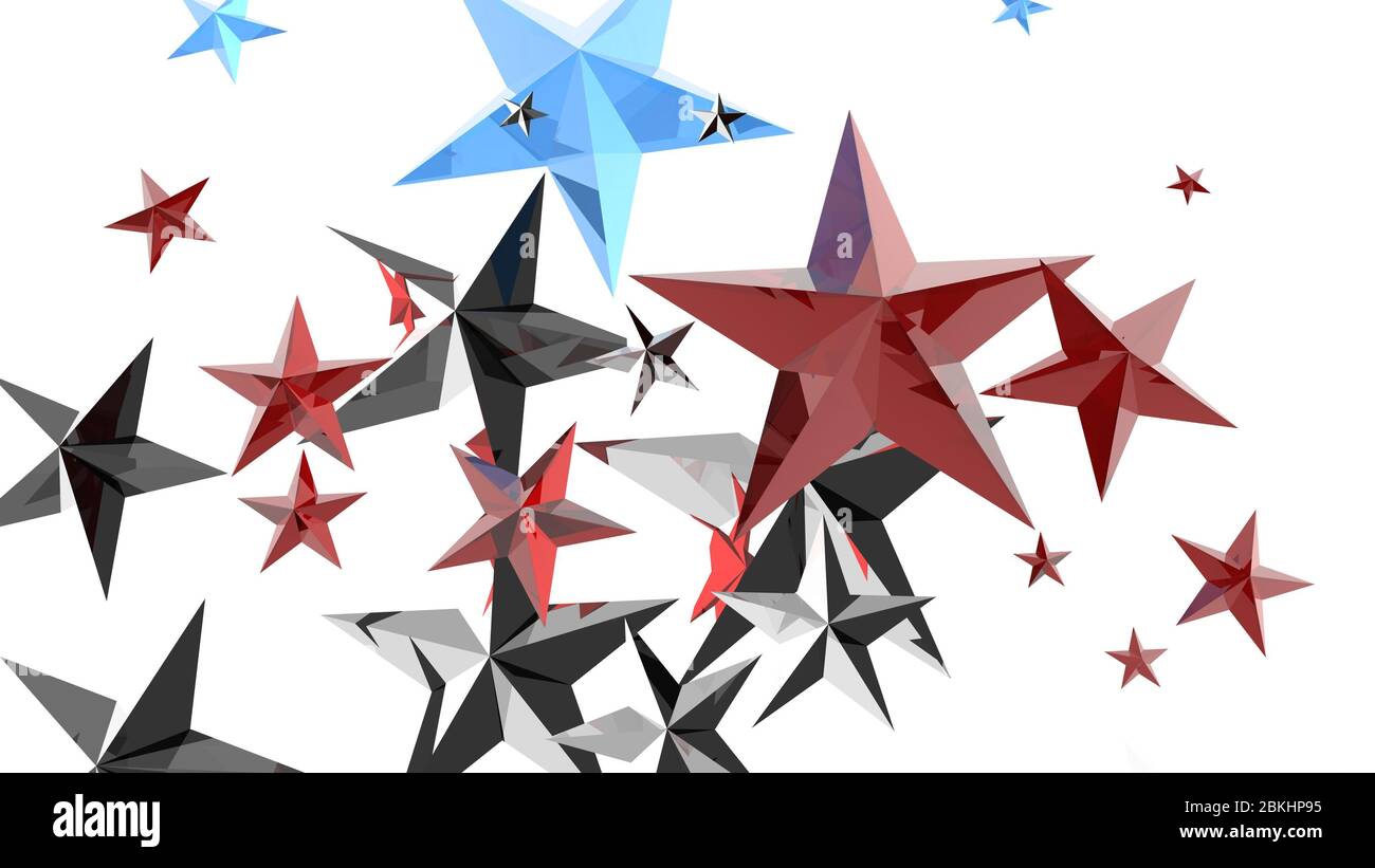 Stars 3D illustration Stock Photo - Alamy