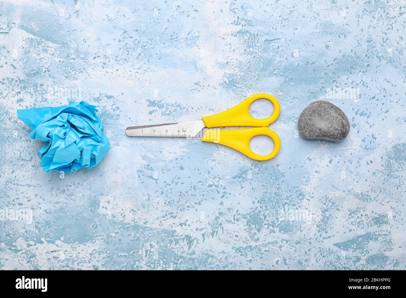 Rock paper scissors play children hi-res stock photography and images ...