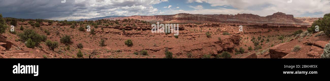 Capitol Reef National Park Extra-Long Panoramic - Near Sunset Point ...