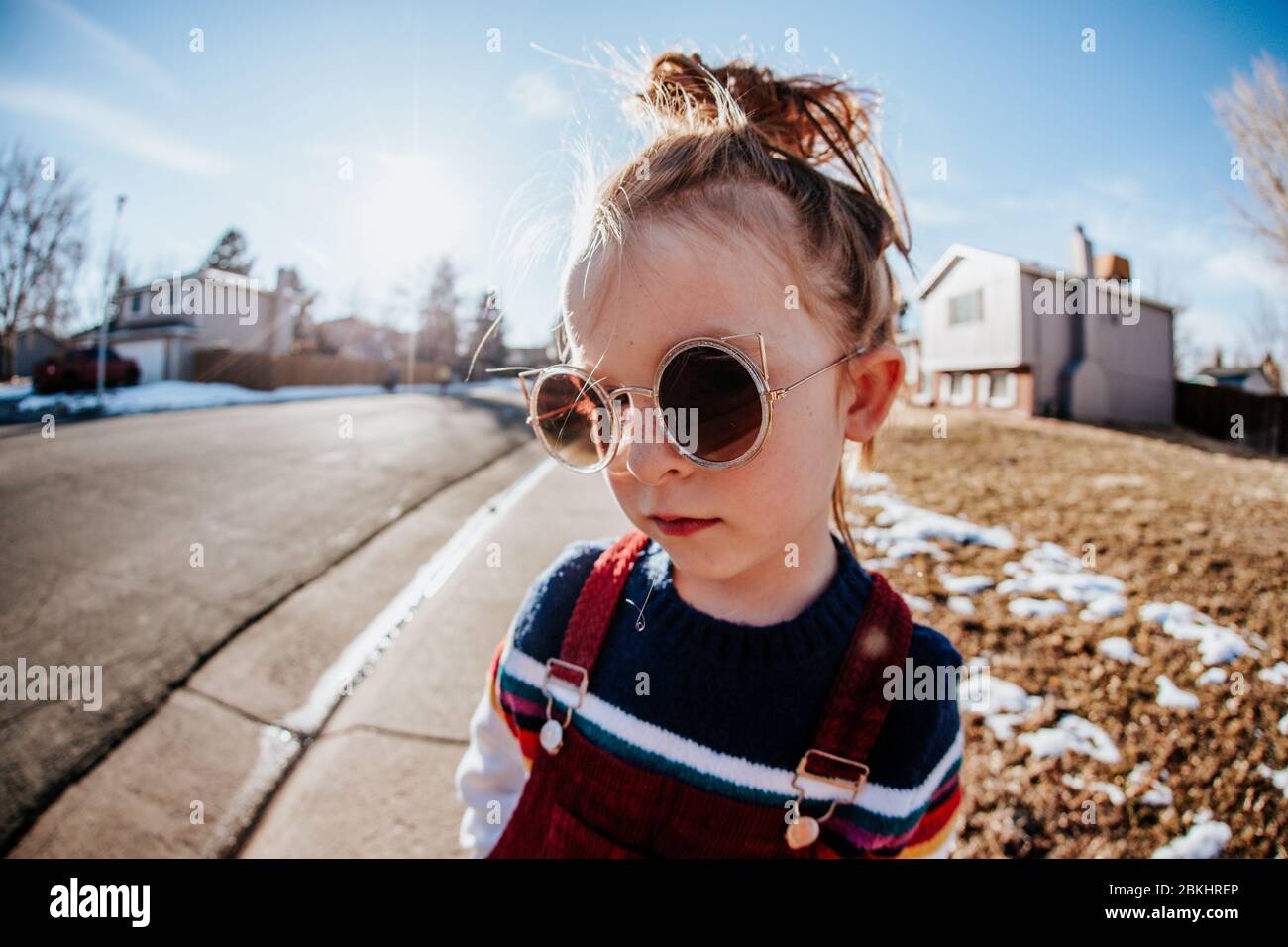 Serious young child hi-res stock photography and images - Alamy