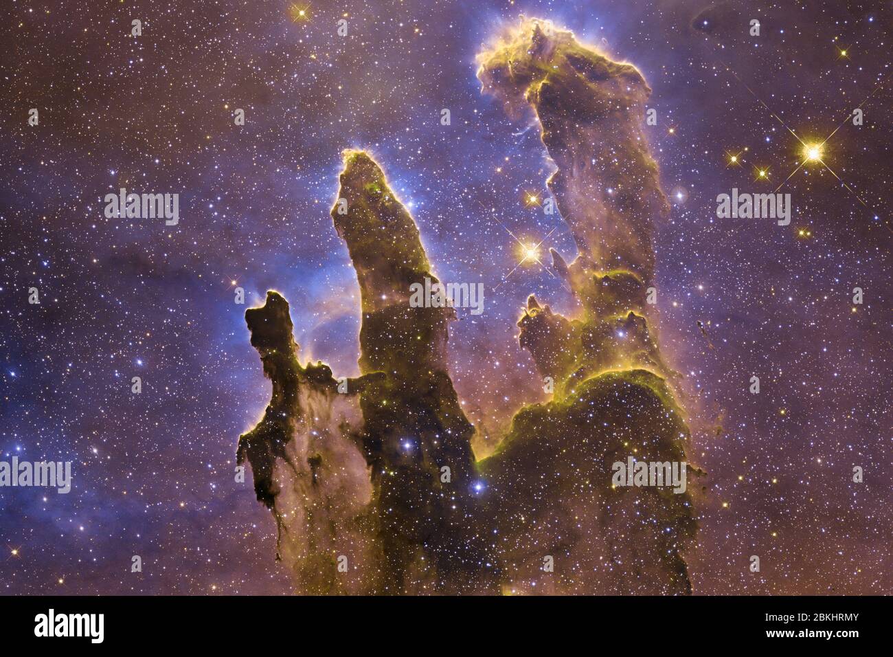 Infinite space with nebulae and stars. Elements of this image furnished ...