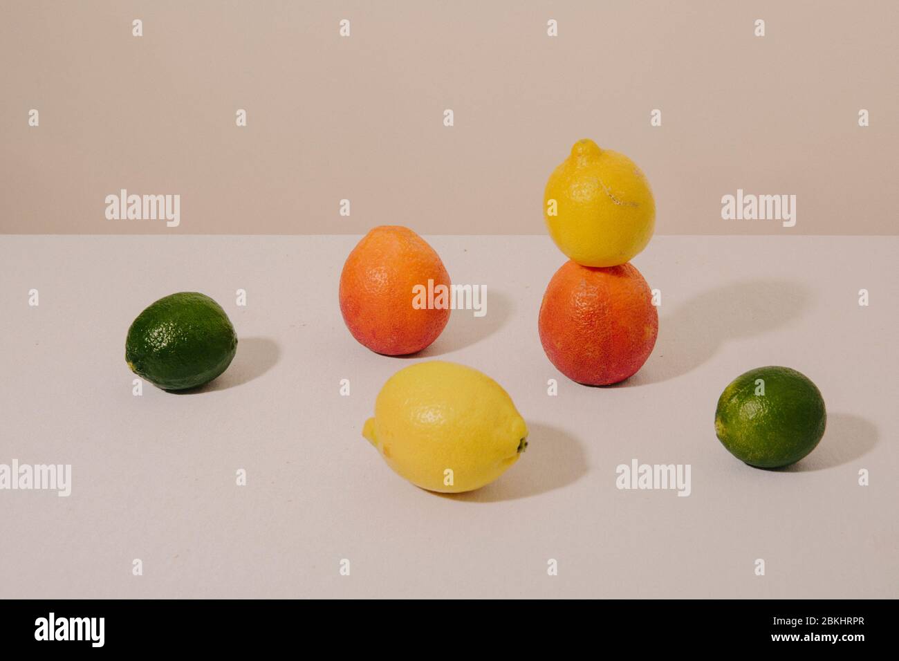 Citrus Fruit Tabletop Still Life Stock Photo - Alamy