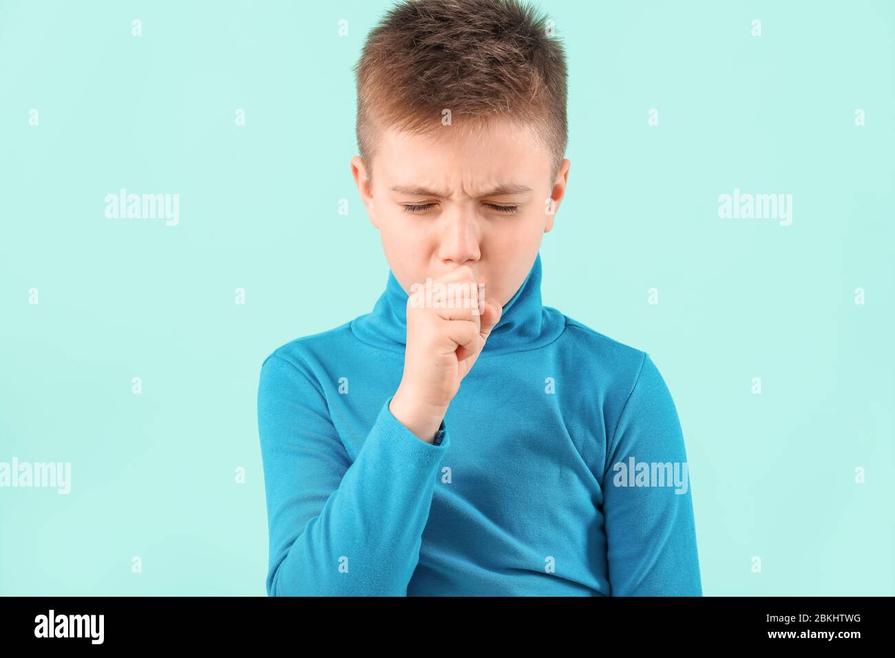Coughing children hi-res stock photography and images - Alamy