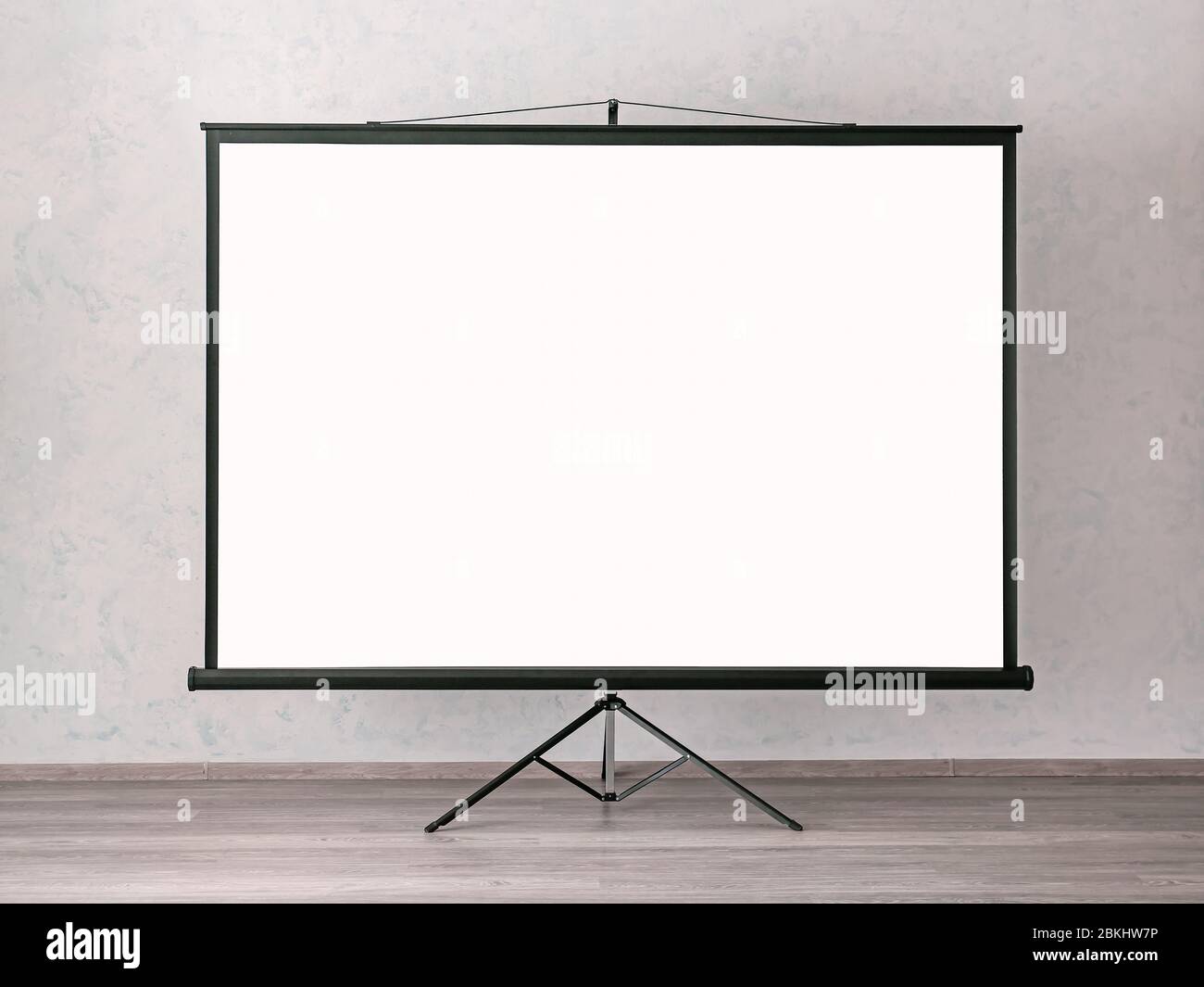 Video projector screen in conference hall Stock Photo - Alamy