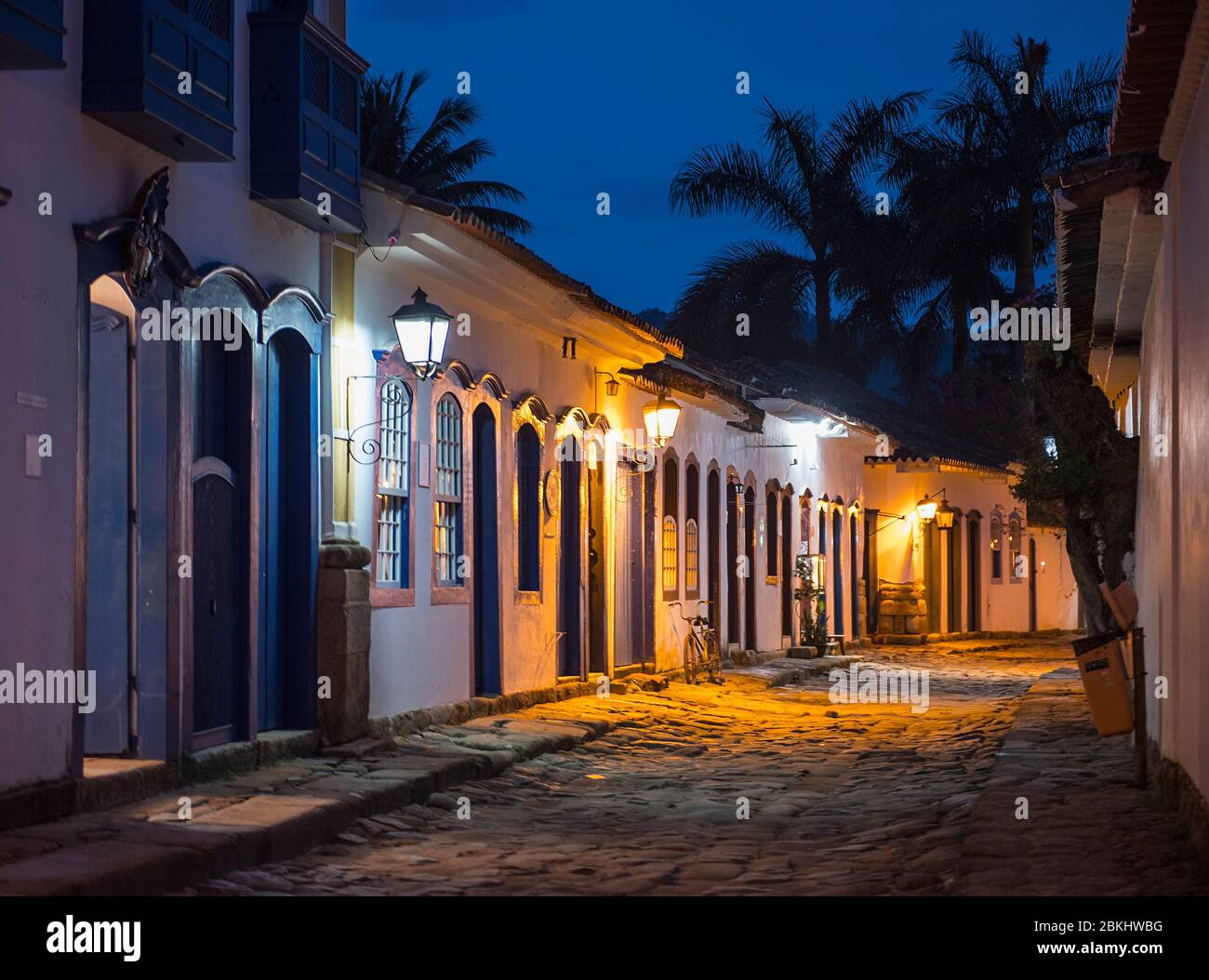 street scene in the colonial town of Paraty in Brazil Stock Photo - Alamy