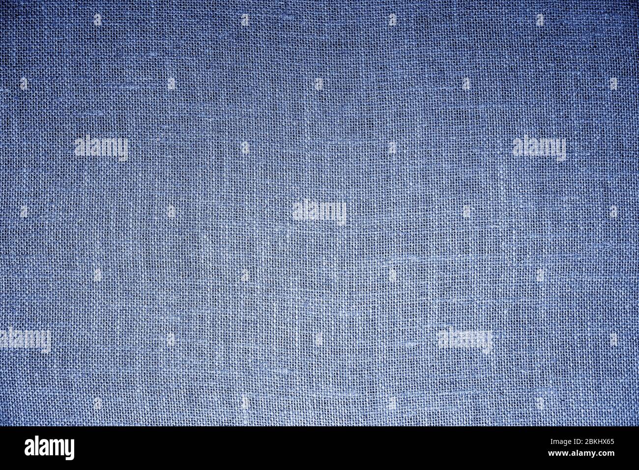 Blue Rough fabric or burlap for background and design Stock Photo - Alamy