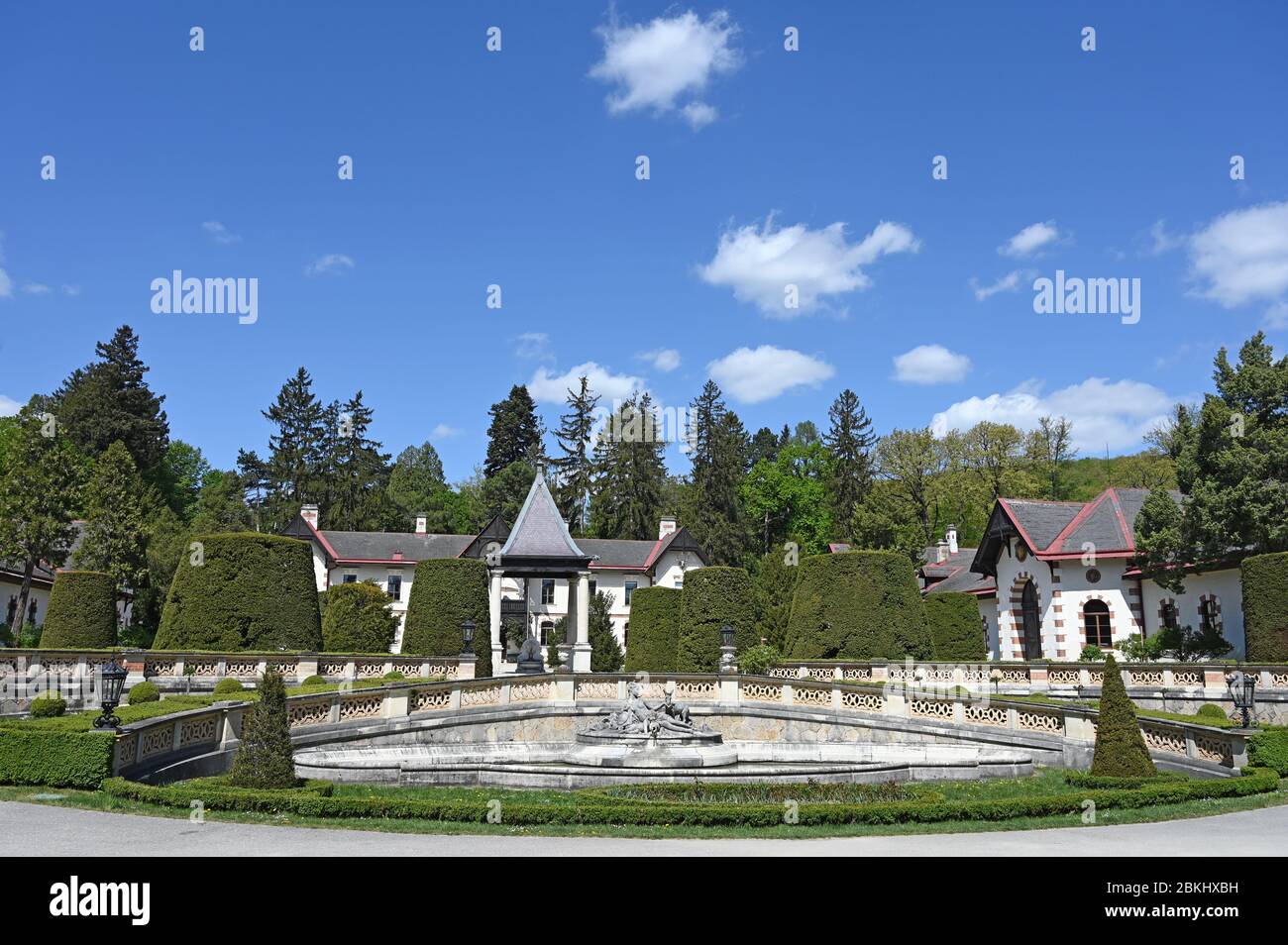 Hermes villa Lainzer Tiergarten in Vienna Austria Stock Photo - Alamy