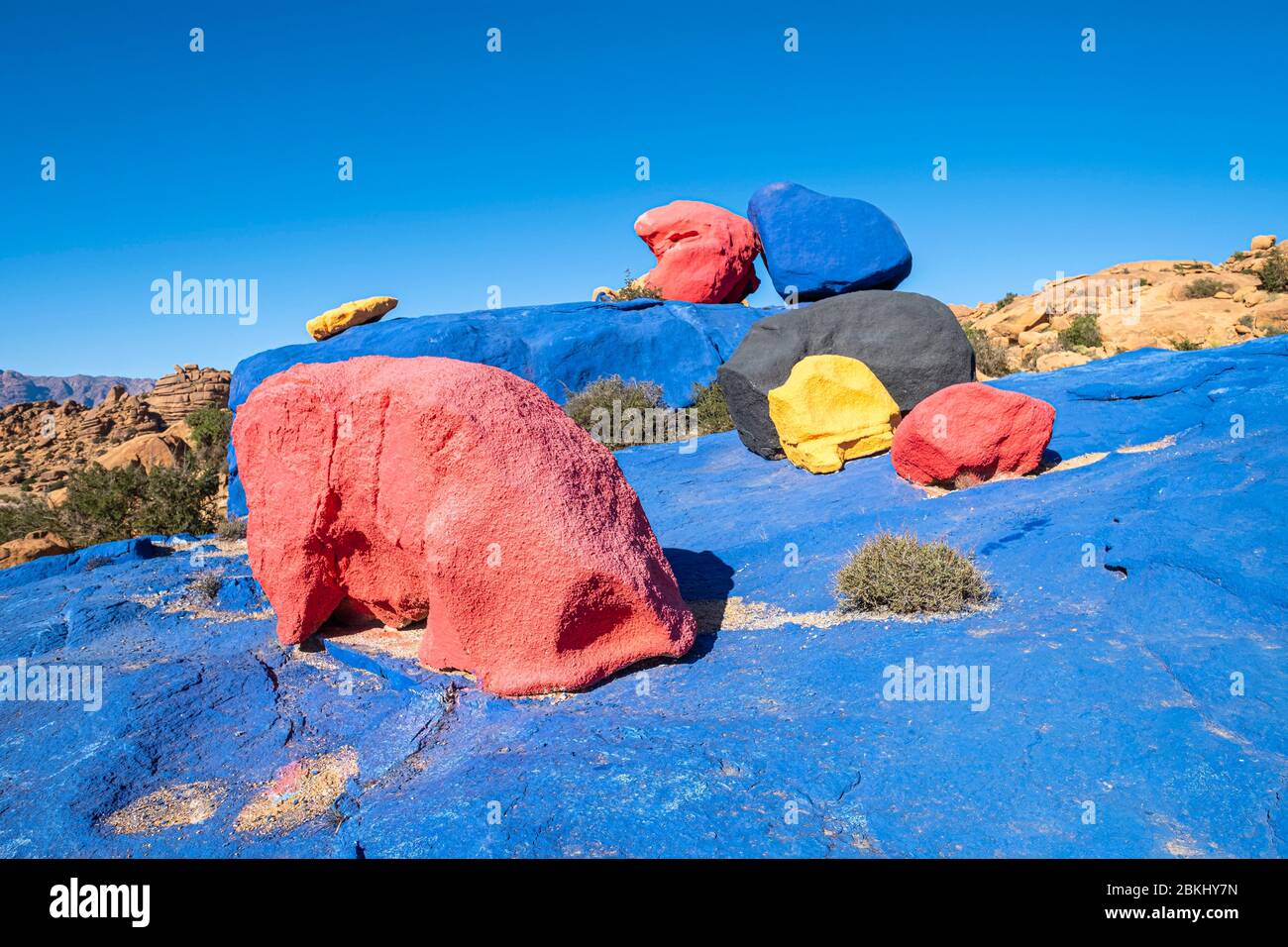 Painted rock tafraout morocco hi-res stock photography and images - Alamy