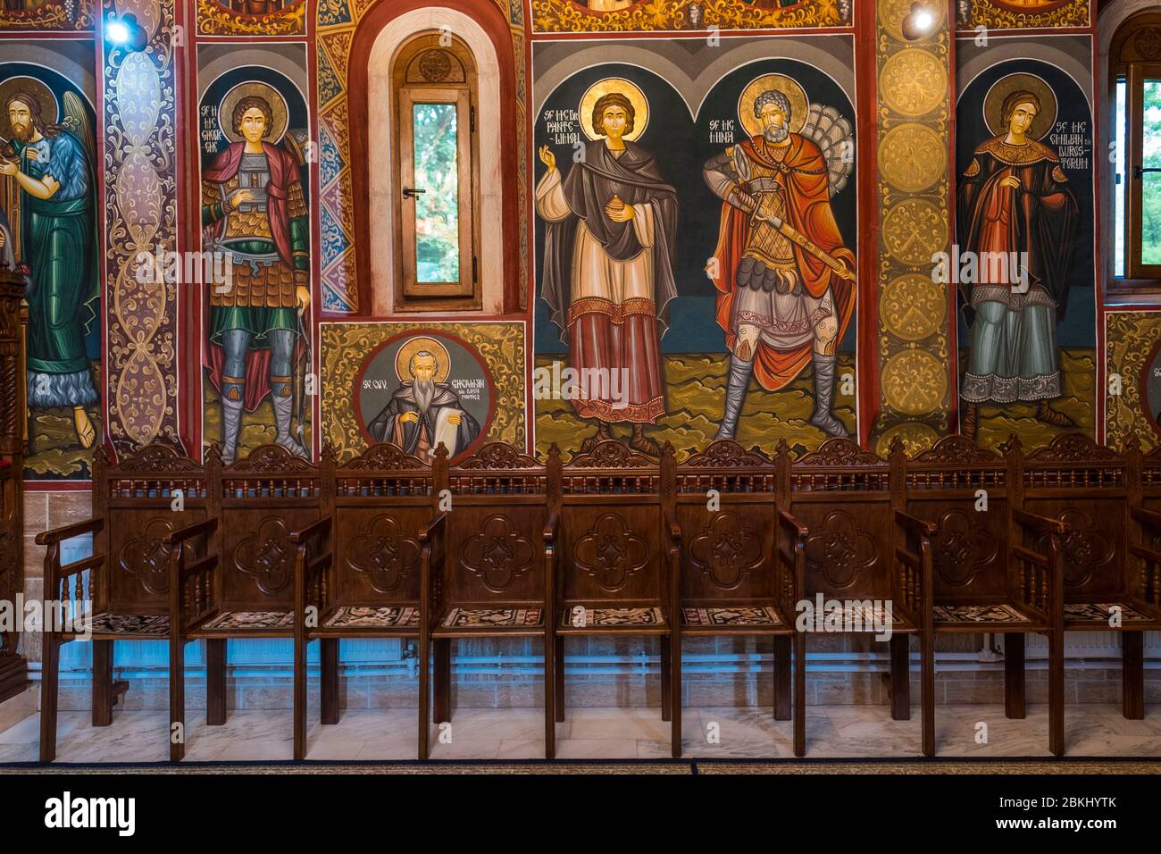 Romania, Alba Judet, Zlatna, Orthodox Monastery Stock Photo - Alamy