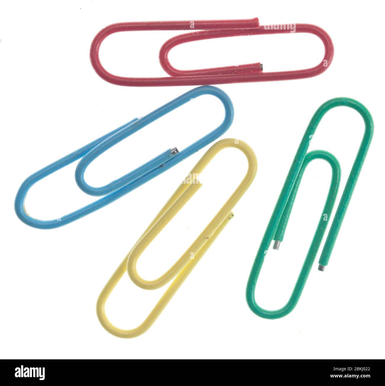Clips isolated on white background Stock Photo - Alamy