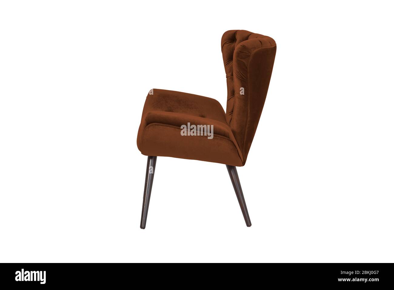 Color armchair. Modern designer chair on white background. Texture ...