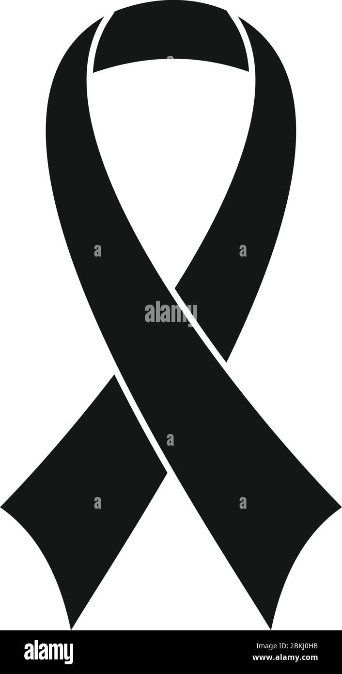 Medical ribbon icon. Simple illustration of medical ribbon vector icon ...