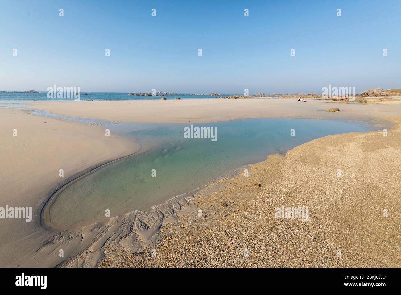 France, Finistere, Kerlouan, Vivier beach Stock Photo - Alamy
