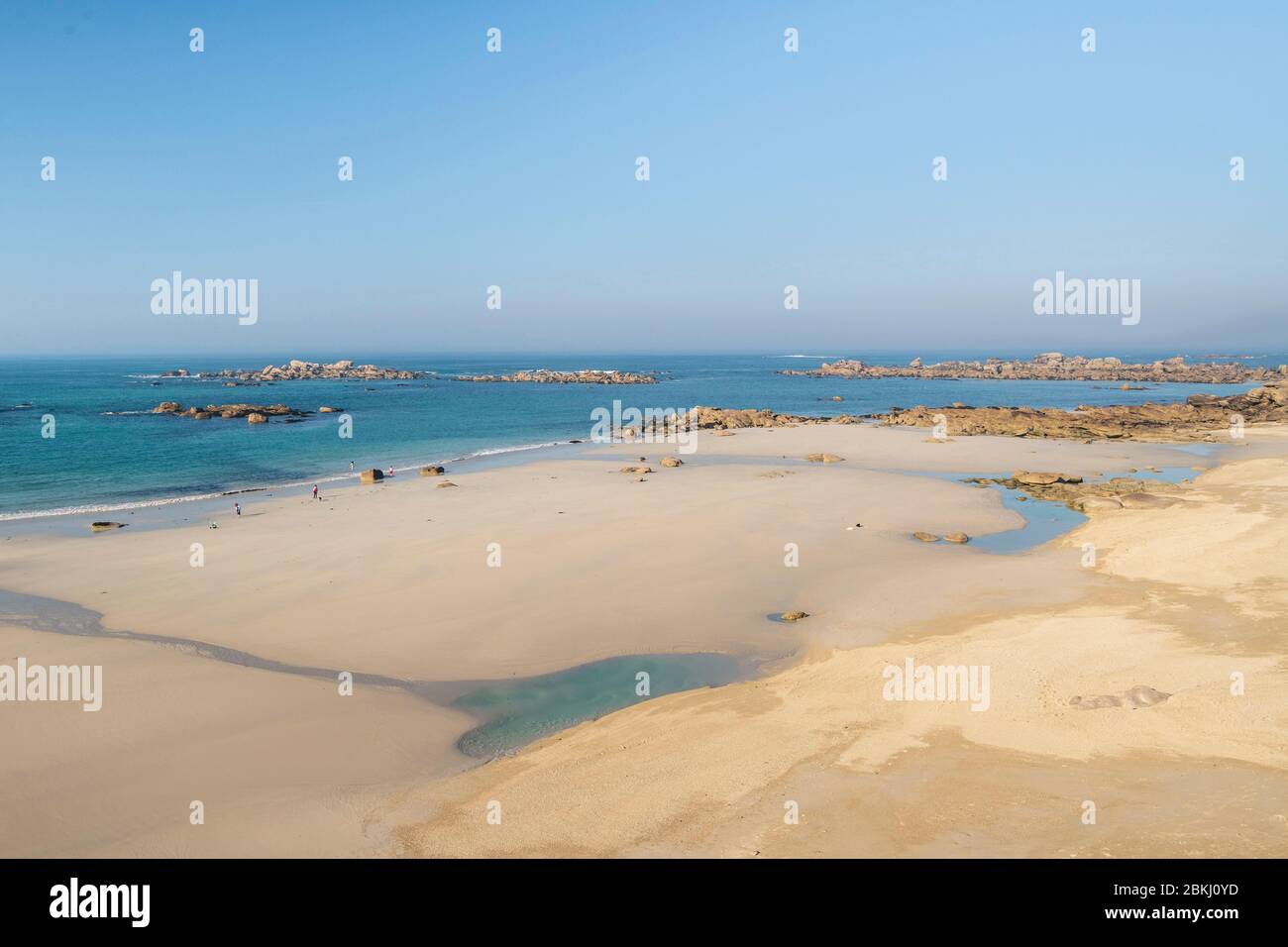 France, Finistere, Kerlouan, Vivier beach Stock Photo - Alamy