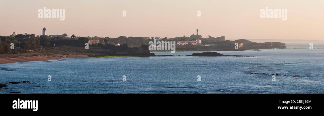 India, Daman and Diu Territory, Diu District, panoramic view of the ...