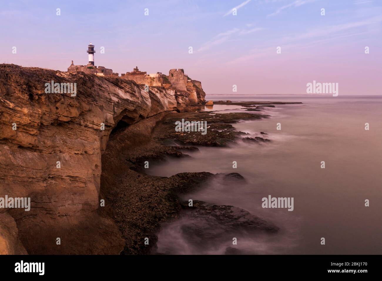 India, Daman and Diu Territory, Diu District, dawn view of the ...