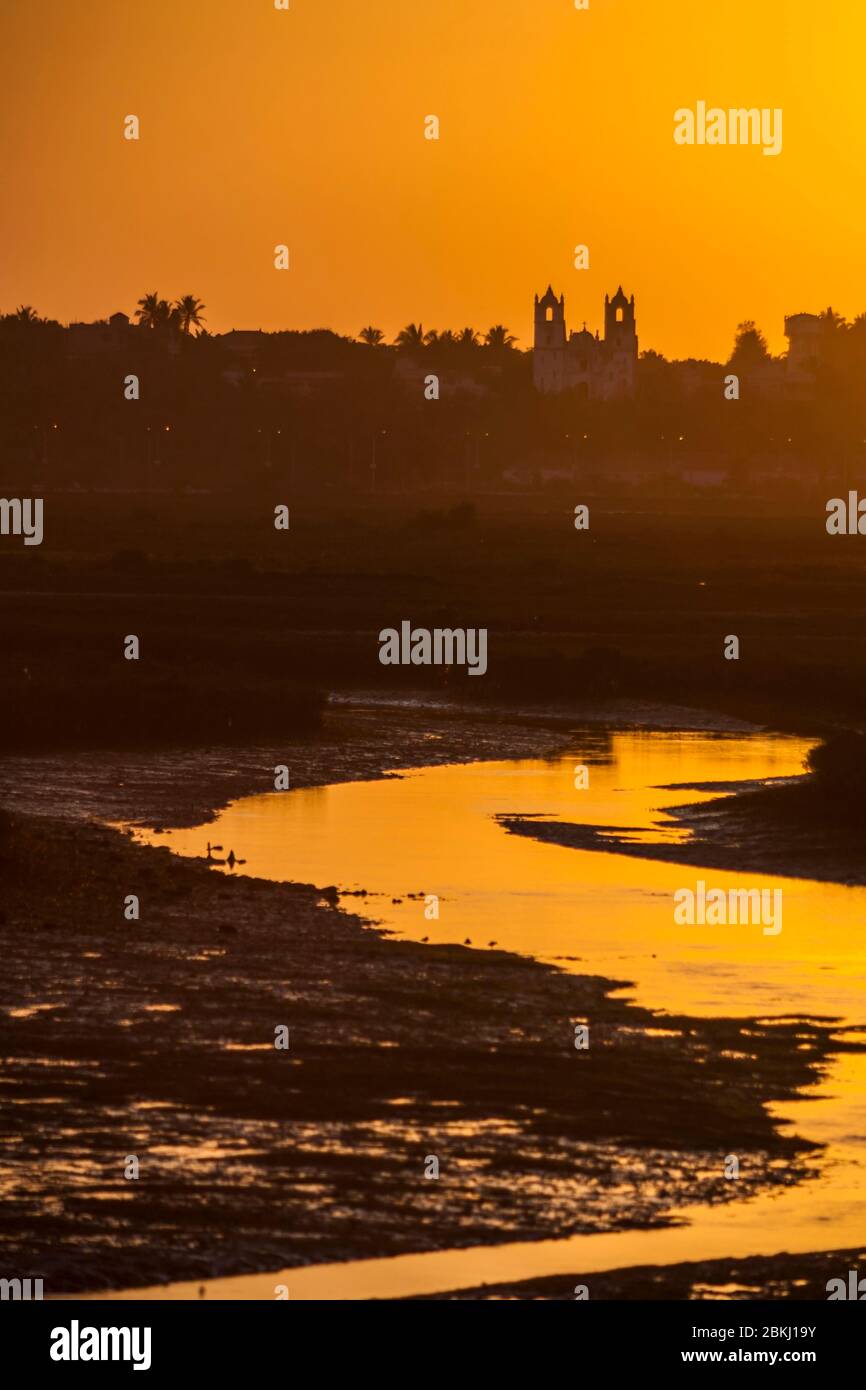 India, Daman and Diu Territory, Diu District, view of Diu island at ...