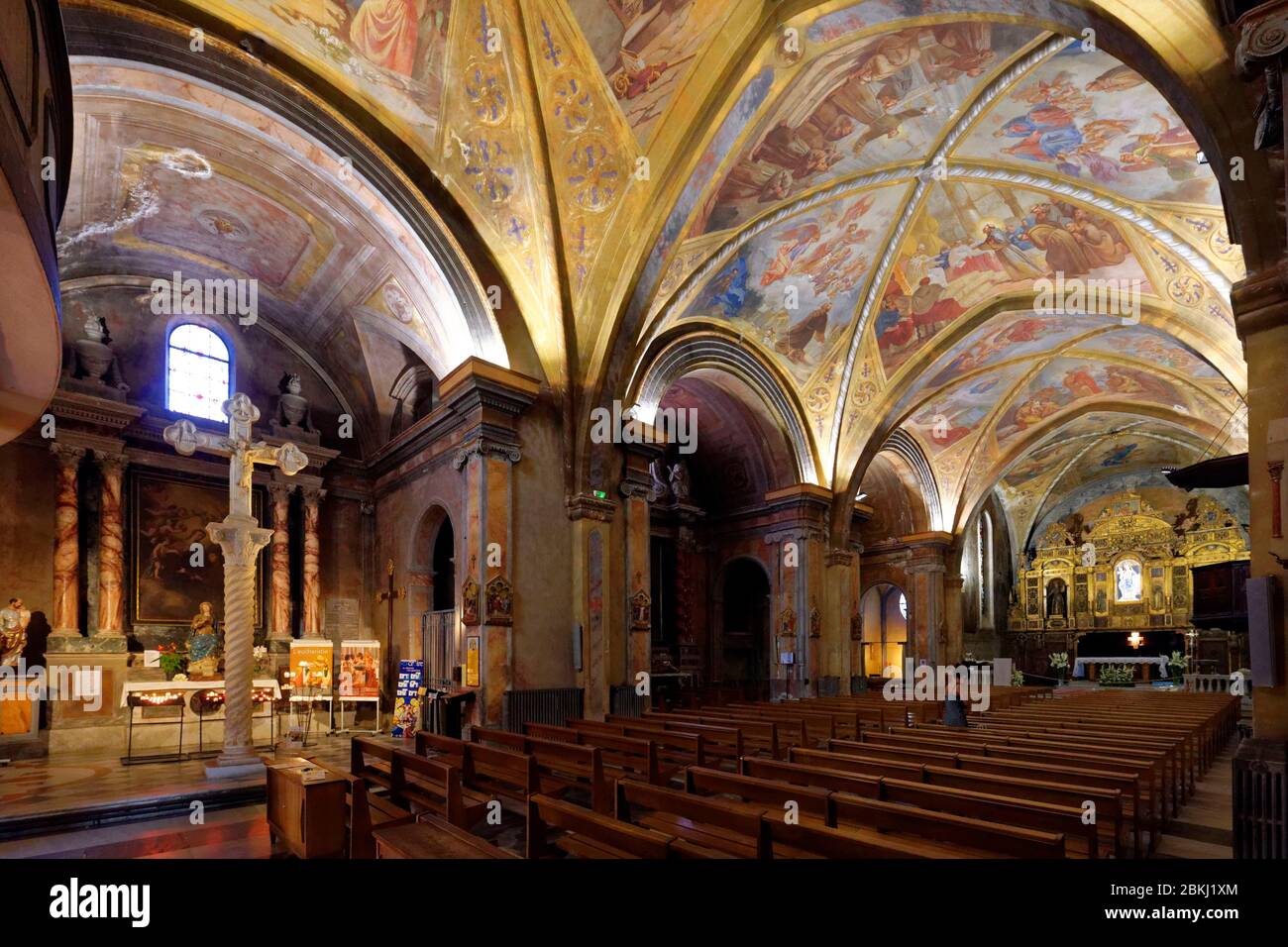 France, Alpes Maritimes, Nice, Cimiez Hill district, Cimiez Monastery ...