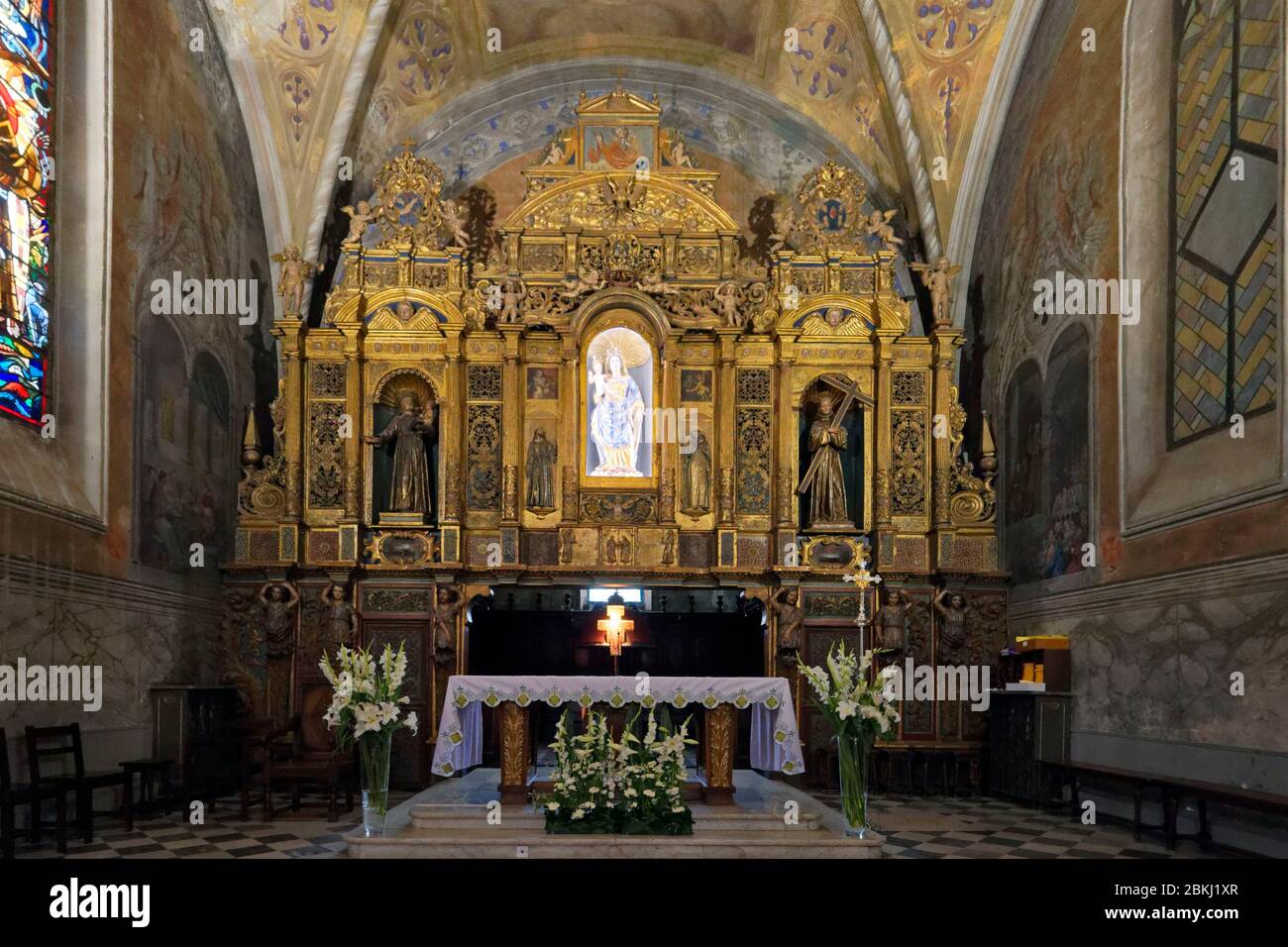 France, Alpes Maritimes, Nice, Cimiez Hill district, Cimiez Monastery ...