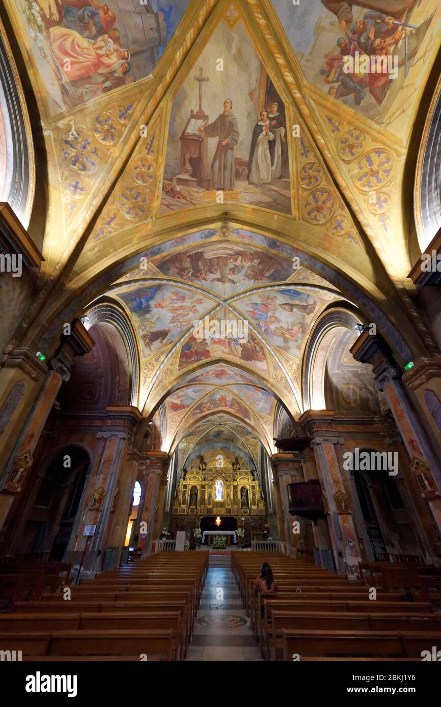 France, Alpes Maritimes, Nice, Cimiez Hill district, Cimiez Monastery ...