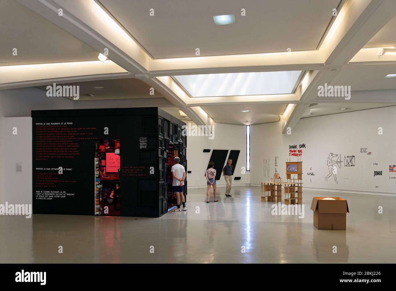 Museum contemporary art nice painting hi-res stock photography and ...