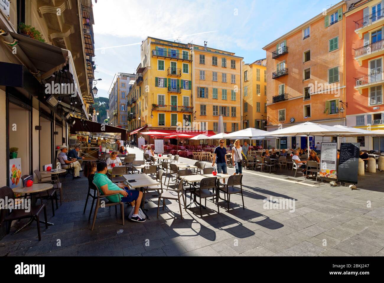 Old town nice france restaurant hi-res stock photography and images - Alamy