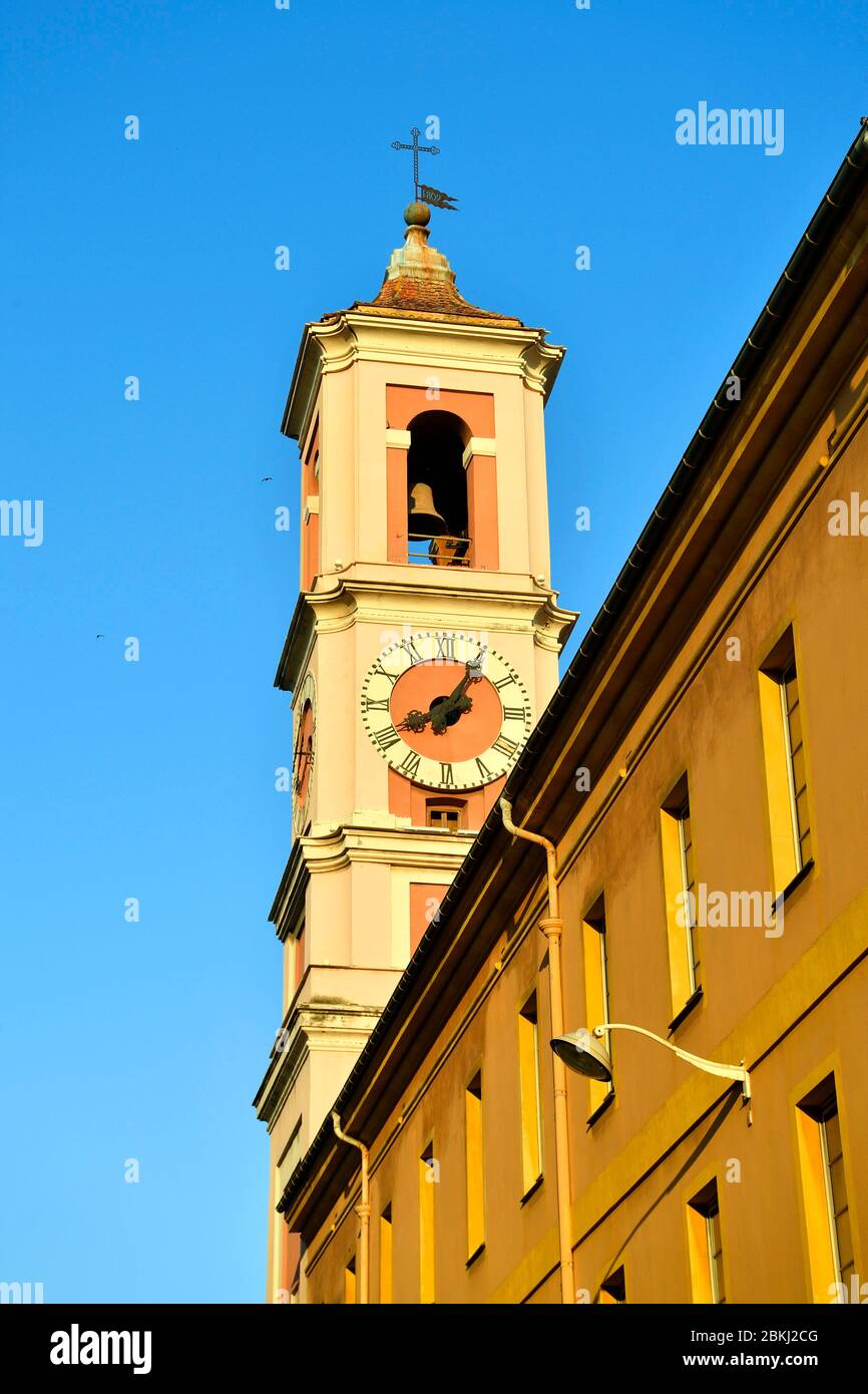 France, Alpes Maritimes, Nice, Old town district, the Rusca palace and ...