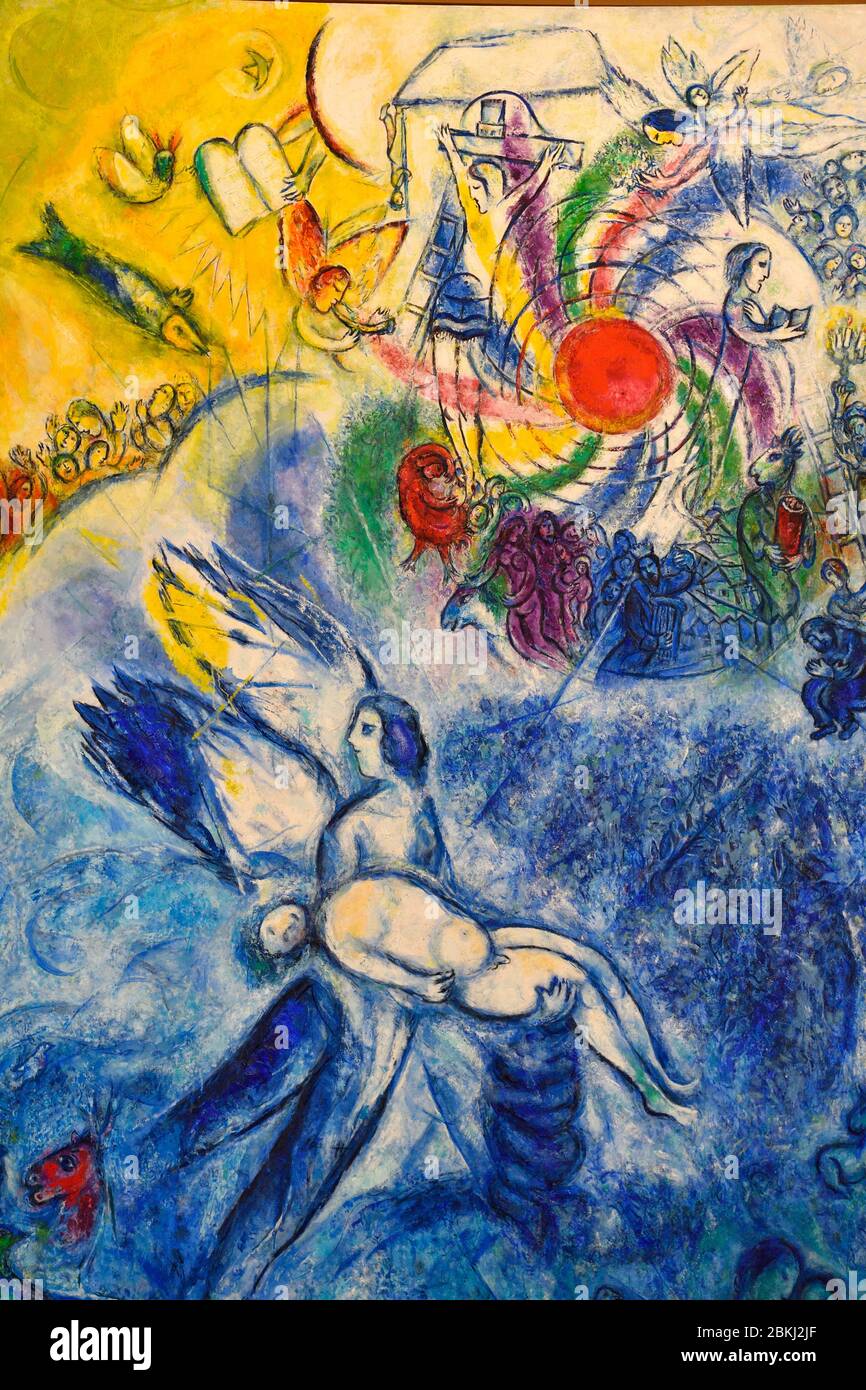 France, Alpes Maritimes, Nice, National Museum of Marc Chagall by ...