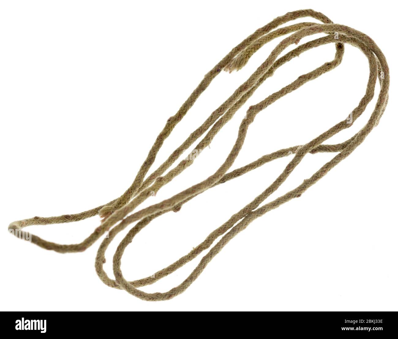 Rope isolated on white background Stock Photo - Alamy