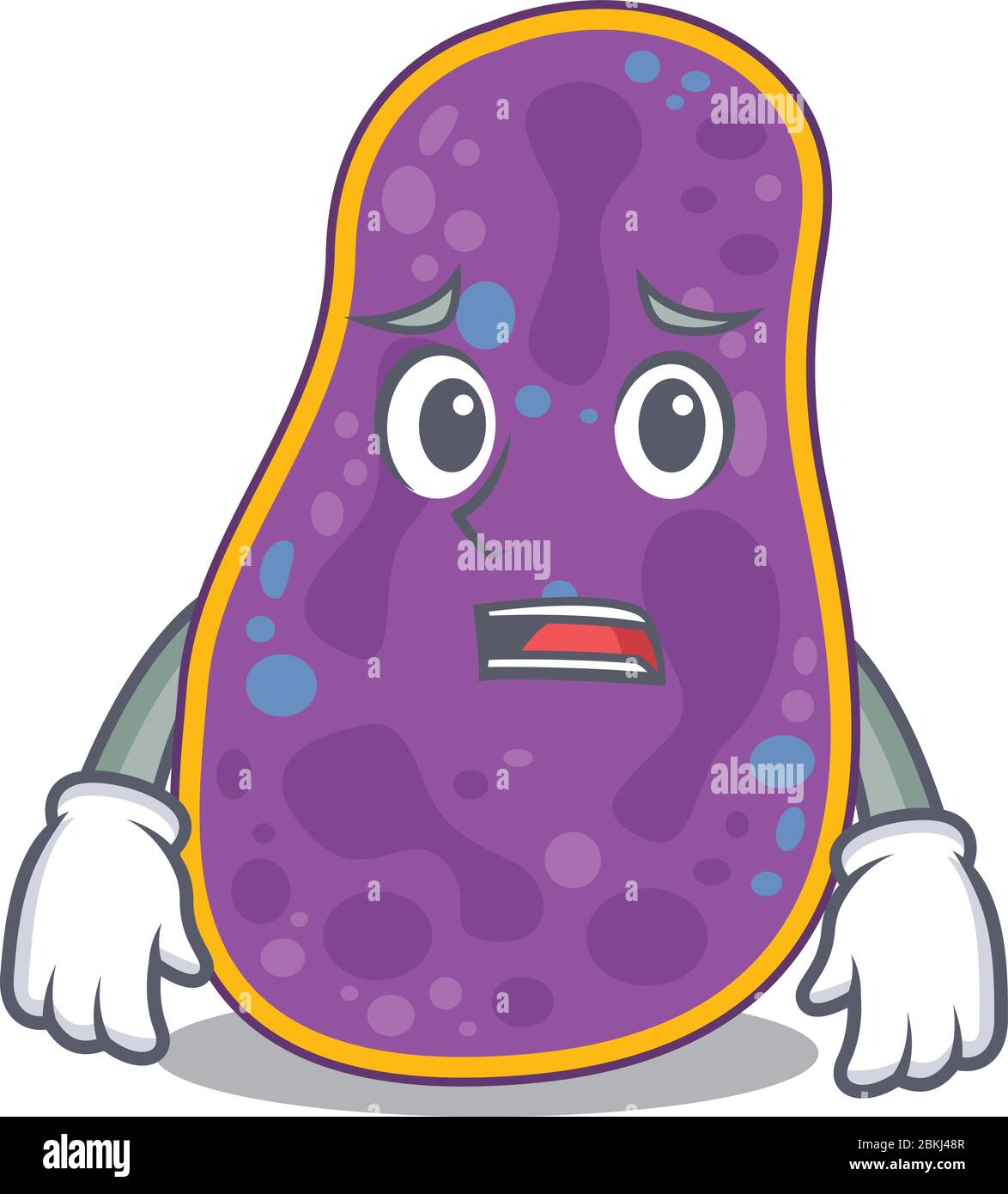 Shocked bacteria cartoon Cut Out Stock Images & Pictures - Alamy